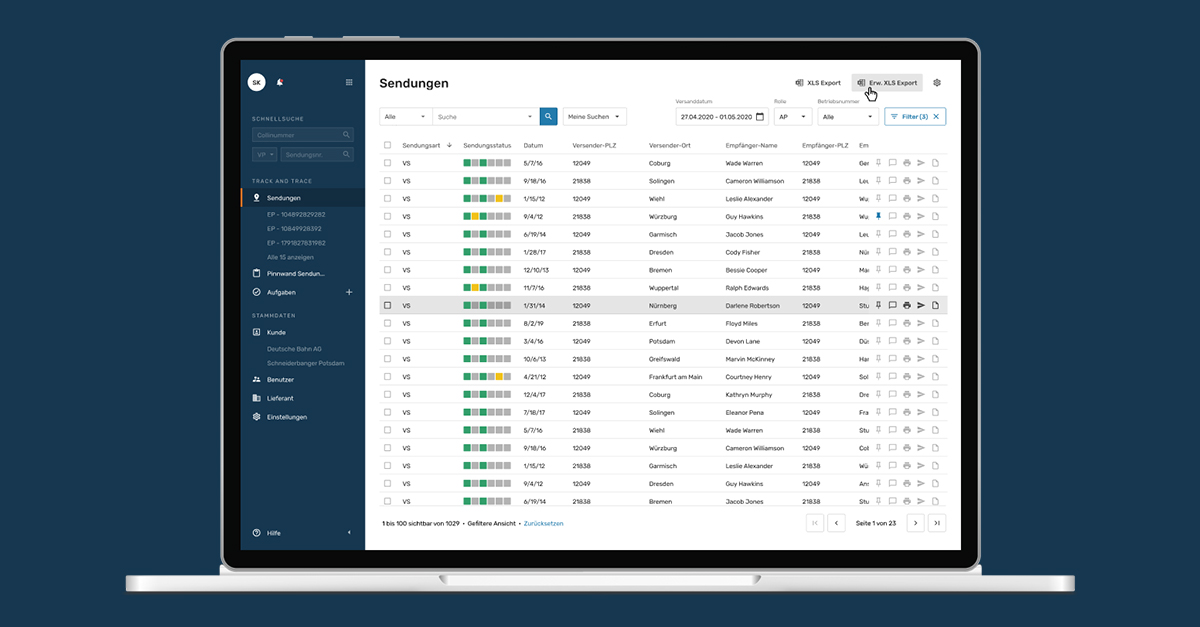 EIKONA Track and Trace | Software for shipment tracking